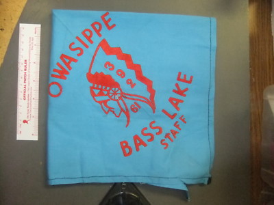 Boy Scout Owasippe STAFF Bass Lake Neckerchief 5416EE | eBay