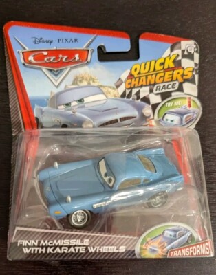 Disney Cars 2 Quick Changers Race 2011 Finn McMissile Karate Wheels Toy ...
