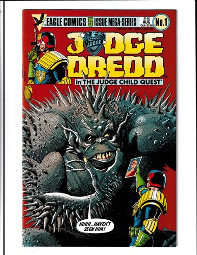 Judge Dredd: Judge Child Quest #1 (1984) Eagle Comics | eBay