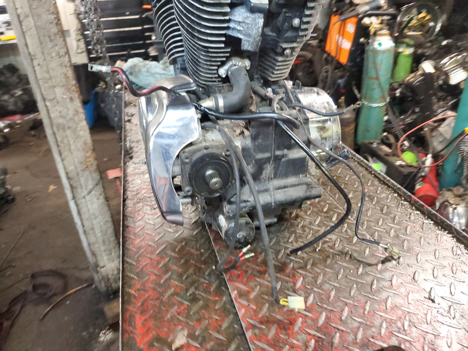 2007 Honda Shadow VT 1100 VT1100 Sabre Motor Engine Running | eBay