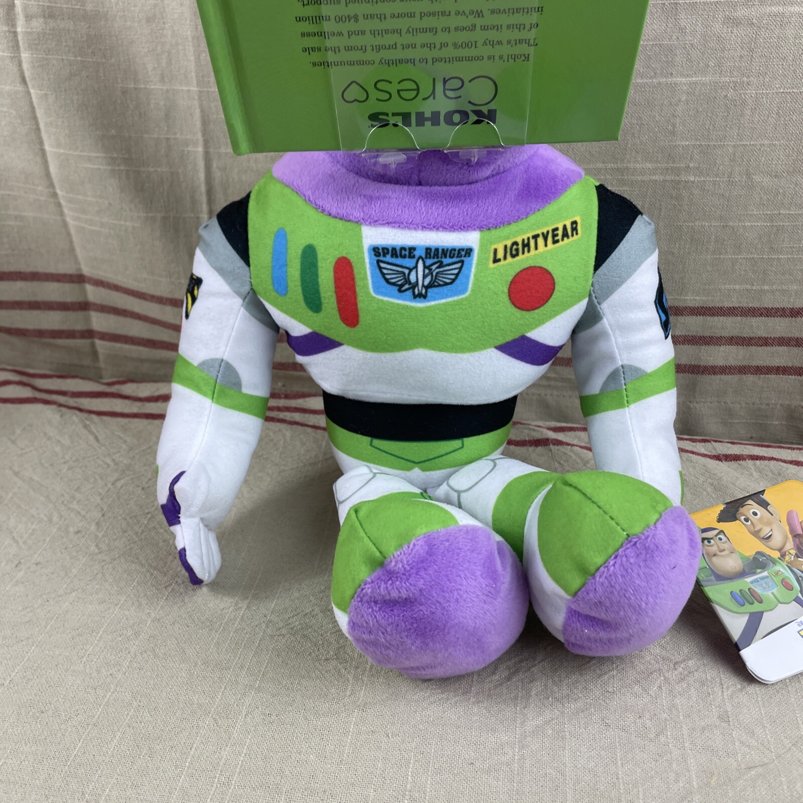 Kohl’s Cares Disney Toy Story 15” Buzz Lightyear Stuffed Animal Plush w ...
