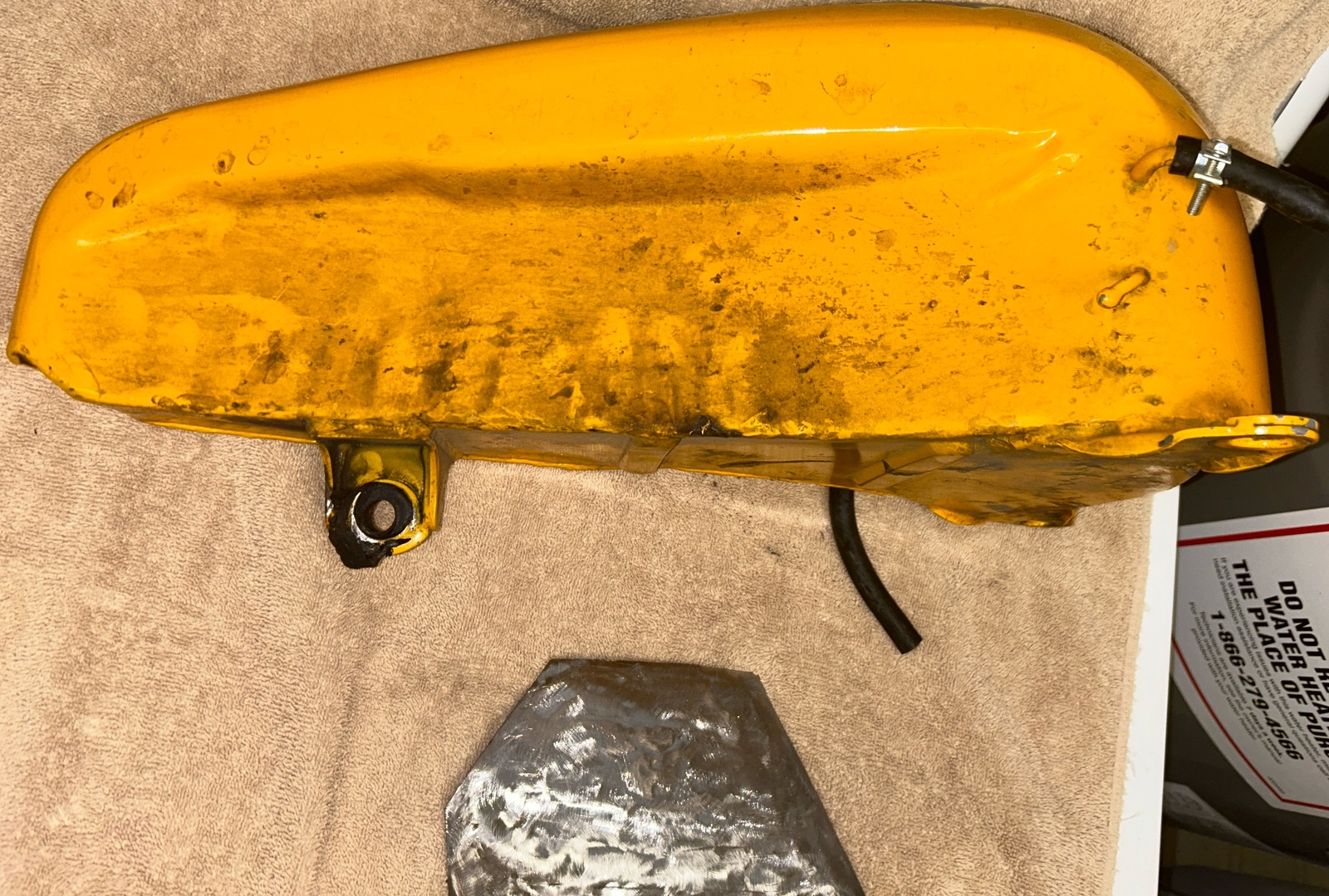 1984-1999 Harley-Davidson Softail FXST Yellow L/R Gas Fuel Petrol Tanks ...