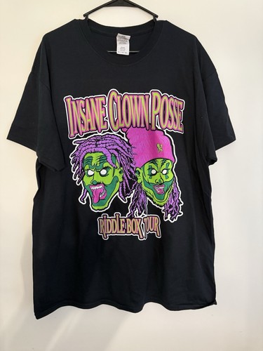 Insane Clown Posse Riddle Box XL Tour T Shirt Rare 2016 Psychopathic ...