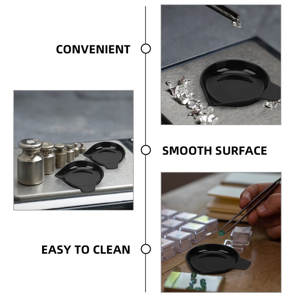 10Pcs Plastic Weighing Trays Digital Scale Weighing Dish Powder ...