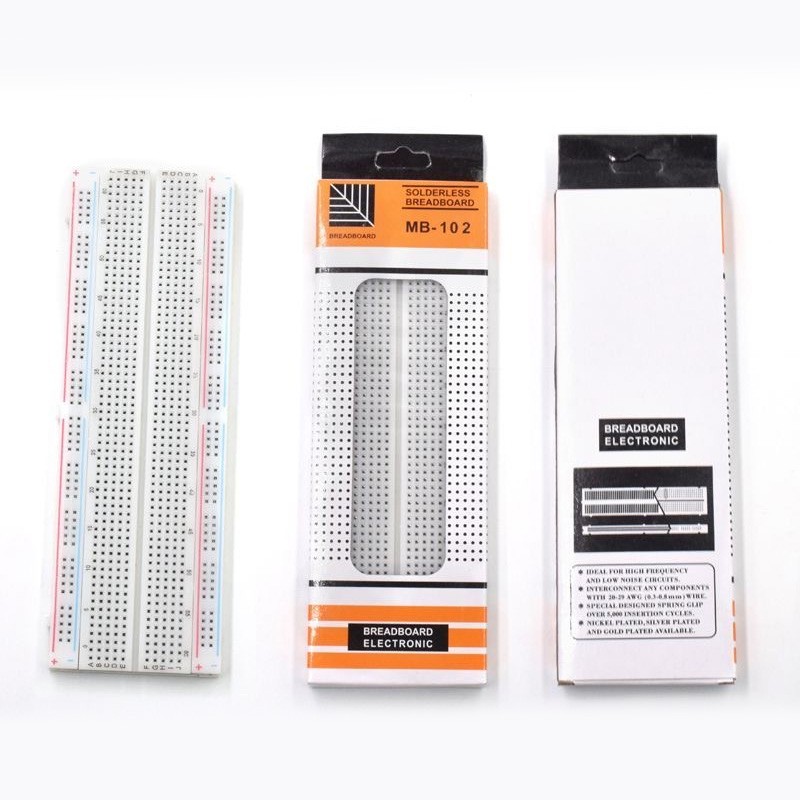 Electronics Component Basic Kit with 830 tie-points Breadboard Resist ...
