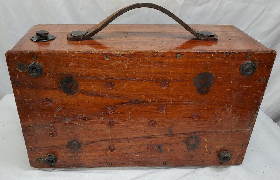 Vintage Megger Series 1 -Insulation Tester -Wood Box -Un-Tested -Parts ...