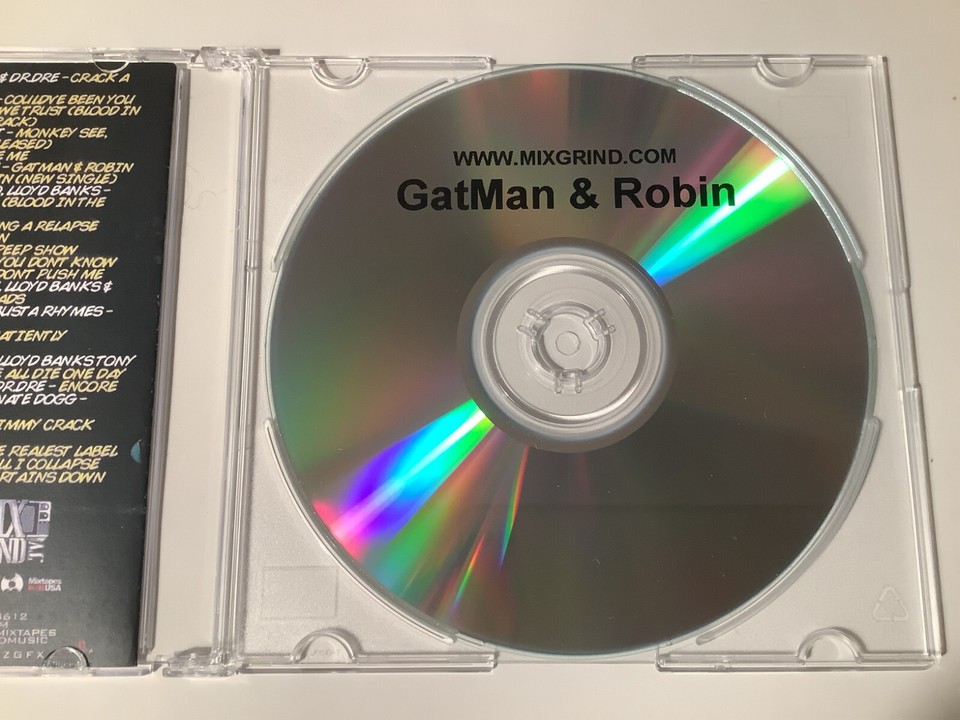50 Cent Eminem - Gatman & Robin CD Rare Promo 2005 Mixtape shady dj ...