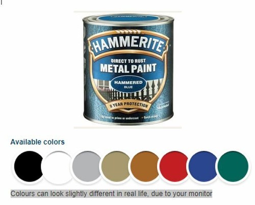 Hammerite - Hammered Direct To Rust Metal Paint - All Colours - All ...