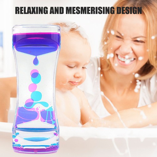 Liquid Bubble Motion Drop Timer Style Colourful Hourglass Fidget ...