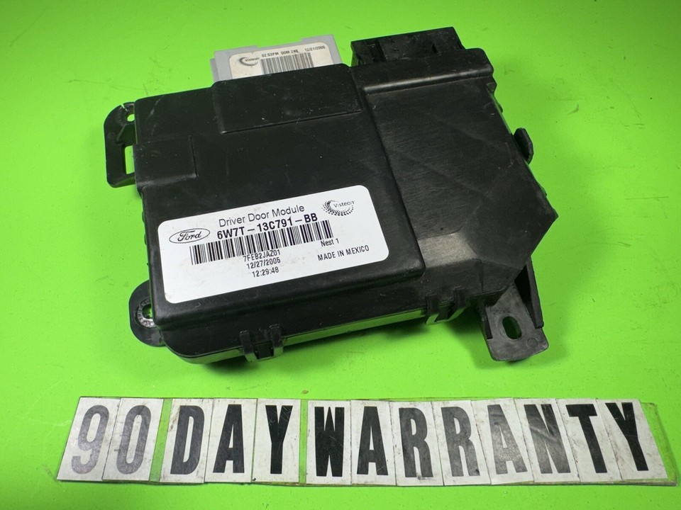 2006-08 FORD LINCOLN MERCURY KEYLESS ENTRY DOOR MODULE 6W7T-13C791-BB ...