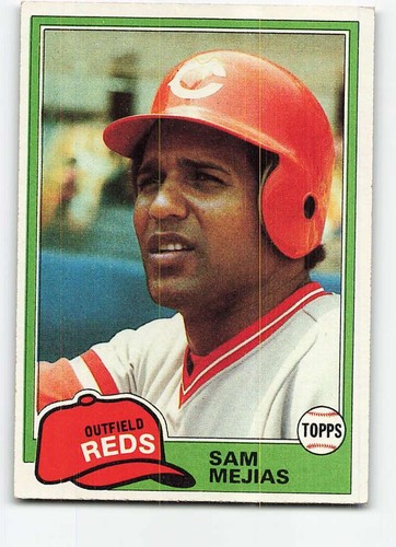 1981 Topps #521 Sam Mejias EX/NM Reds ID:113248 | eBay