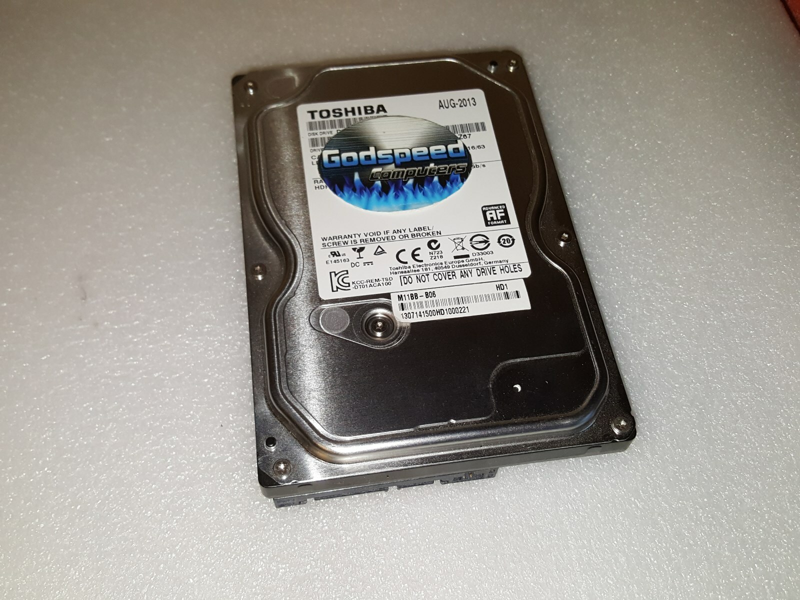 HP Pavilion p6720f - 1TB SATA Hard Drive Windows 7 Ultimate 64-Bit ...