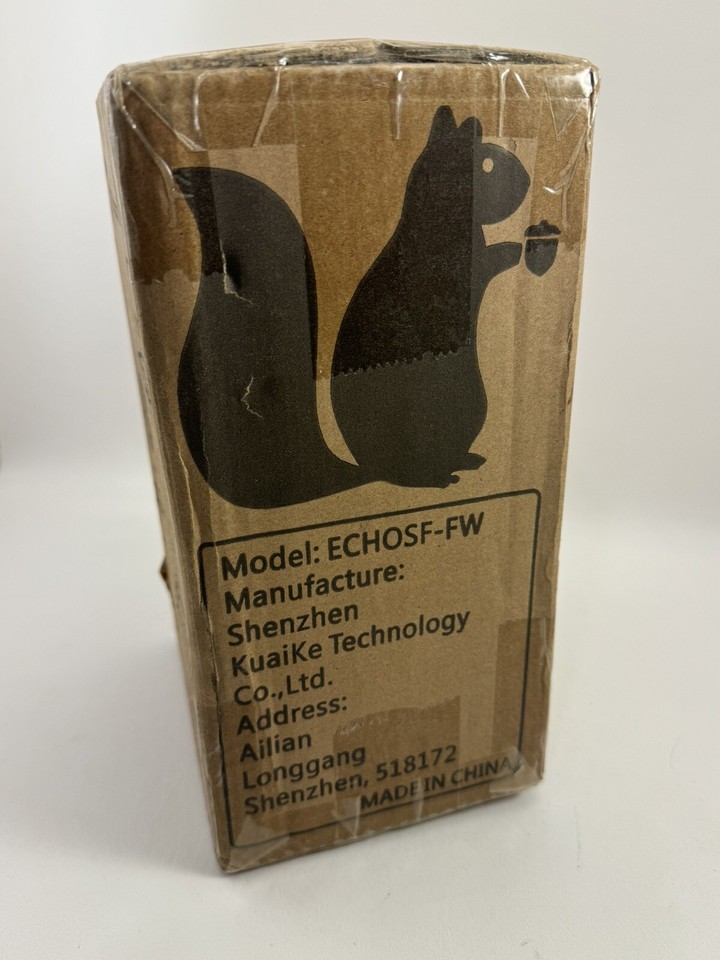 PINE Wood Squirrel Feeder for Outside Winter Durable Chipmunk House Box ...