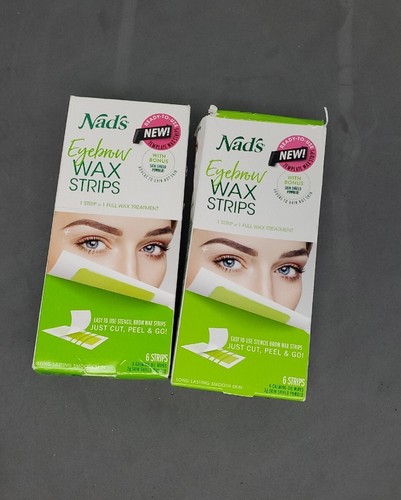 Nad's Eyebrow Wax Strips - Facial Hair Removal for Women - Eyebrow Wax ...