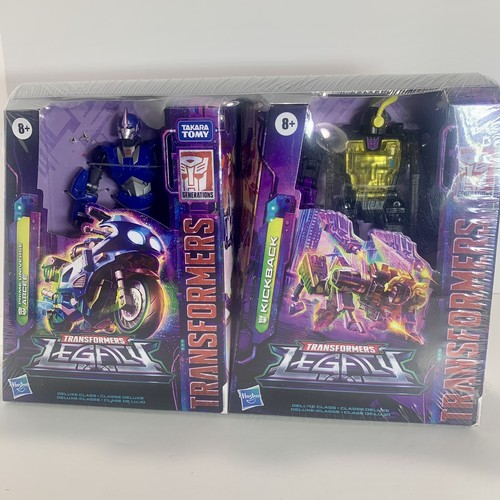 Transformers Generations Legacy Deluxe Prime Universe Arcee & Kickback ...