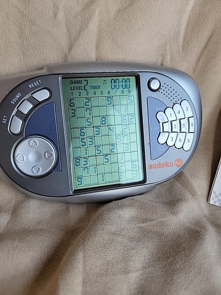 Sudoku King Sudoku Plus Electronic Handheld Game 2 million Puzzles | eBay