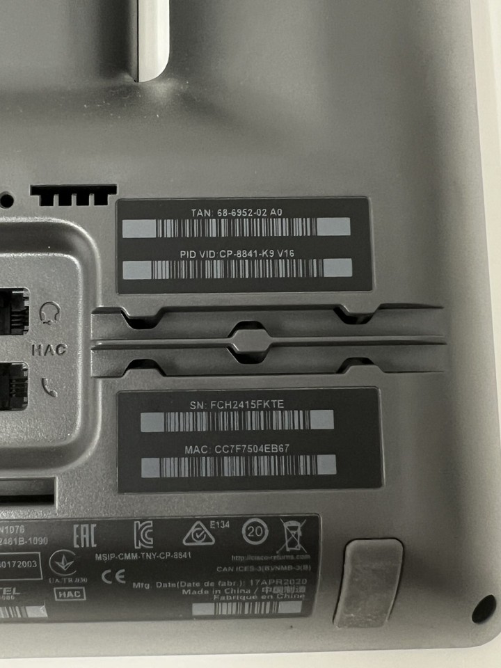 Cisco 8841 VoIP Phone– 300 available Business Office Desk Phones CP ...