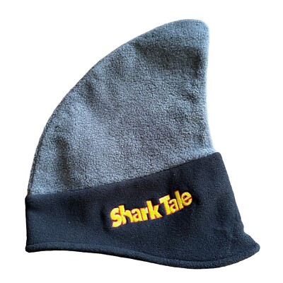 SHARK TALE Movie 2003 Embroidered Promo Fleece Shark Fin Hat Dreamworks ...