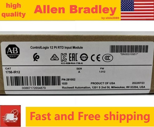 New Factory Sealed AB 1756-IR12 SER A ControlLogix Non-Isolated RTD ...