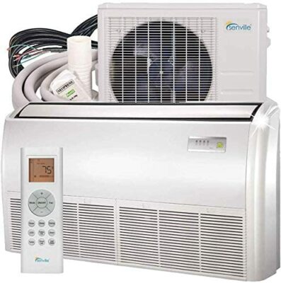 18000 BTU Ceiling/Floor Mounted Ductless Mini Split AC Heat Pump ENERGY ...