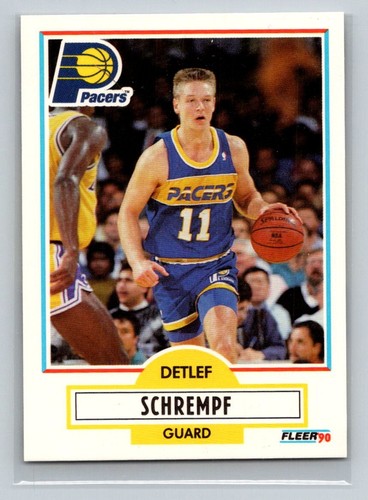 1990-91 Fleer #81 Detlef Schrempf Indiana Pacers Basketball Card | eBay