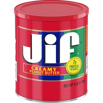 Jif Creamy Peanut Butter, 4 Pounds Free Shipping | eBay
