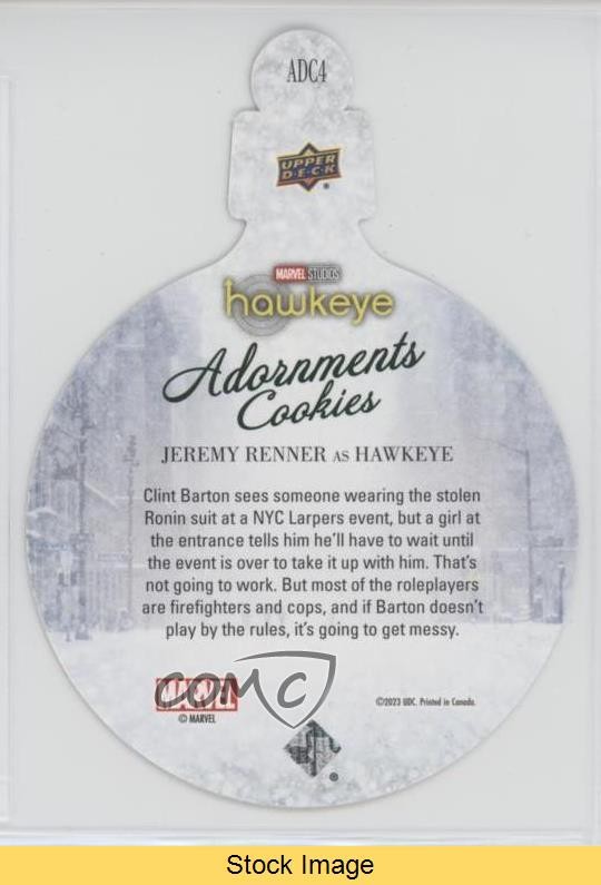 2023 Marvel Studios Hawkeye Adornments Cookies Jeremy Renner as #ADC4 ...
