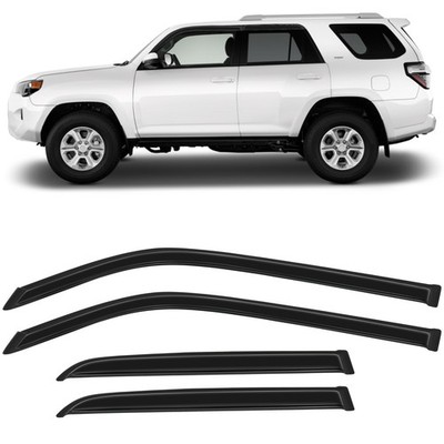 Sun/Rain Guard Outside Mount Tape-On Window Visor for 10-20 Toyota ...