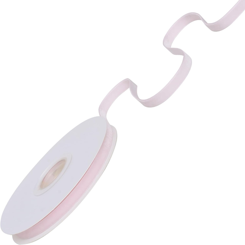 Light Pink Velvet Ribbon 3/8 Inch Continuous 10 Yards Christmas Ribbon ...