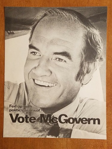 Vote McGovern California Campaign Flyer Leaflet | eBay