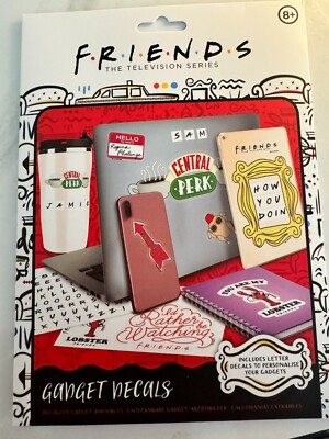 Friends The Television Series Gadget Decals 110-piece Sticker Set - New ...