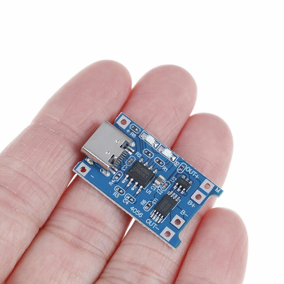 5V 1A Type-C 1S 3.7V Lithium Li-ion 18650 Battery Charger Module ...