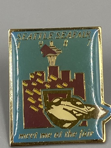 Vintage 1987 Seattle Sea Fair Seafair Lapel Hat Pin - Meet Me At The ...