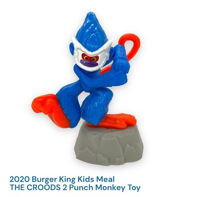 2020 Burger King THE CROODS 2 Punch Monkey Action Figure Kids Meal Toy ...