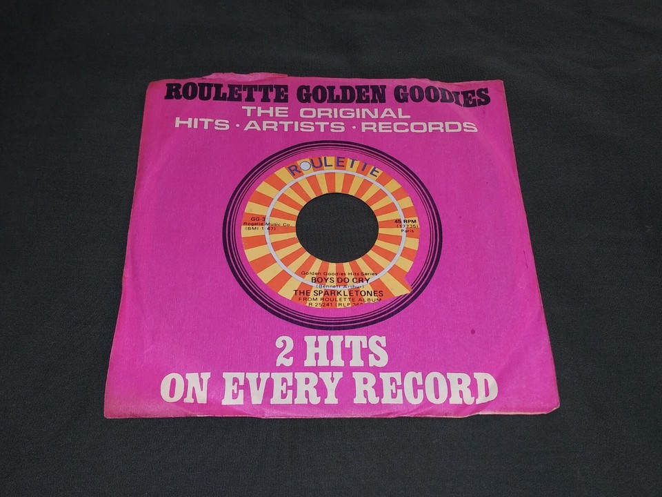 Golden Goodies - Roulette Records - GG 3 45 RPM Record - The Tempos ...