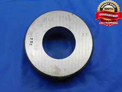 .9785 CLASS XX MASTER PLAIN BORE RING GAGE .9688 +.0097 OVERSIZE 31/32 ...
