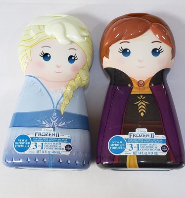 🎁 Disney Frozen Anna & Elsa 3-in-1 Body Wash Shampoo Conditioner ...