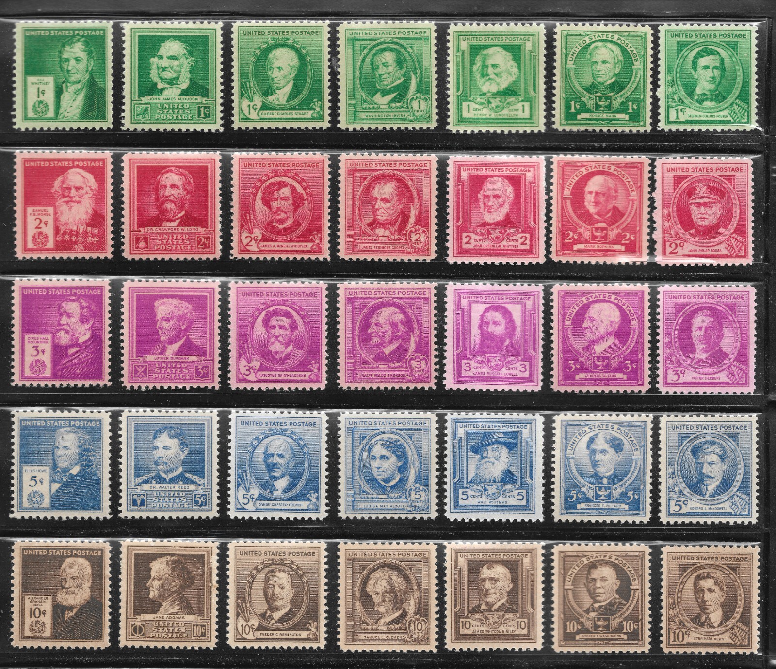 u-s-scott-859-893-1-cent-to-10-cent-famous-americans-mnh-cv-29-80