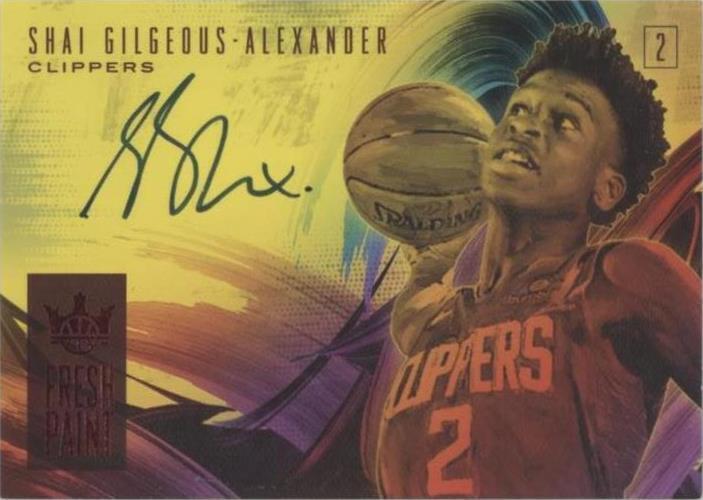 2018-19 Panini Court Kings - Fresh Paint Autographs Shai Gilgeous ...