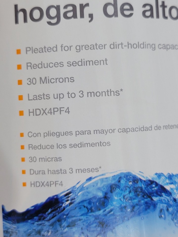 HDX High-Flow Household Pleated FILTER #HDX4PF4 – Universal Fit, NEW ...