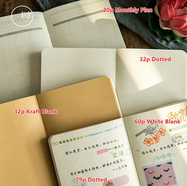 "koi Fish" 1pc Cute Monthly Planner Notebook Study Journal Diary ...