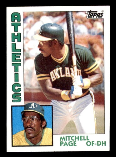 1984 Topps Baseball #414 Mitchell Page EX/MT or Better *bb1 | eBay