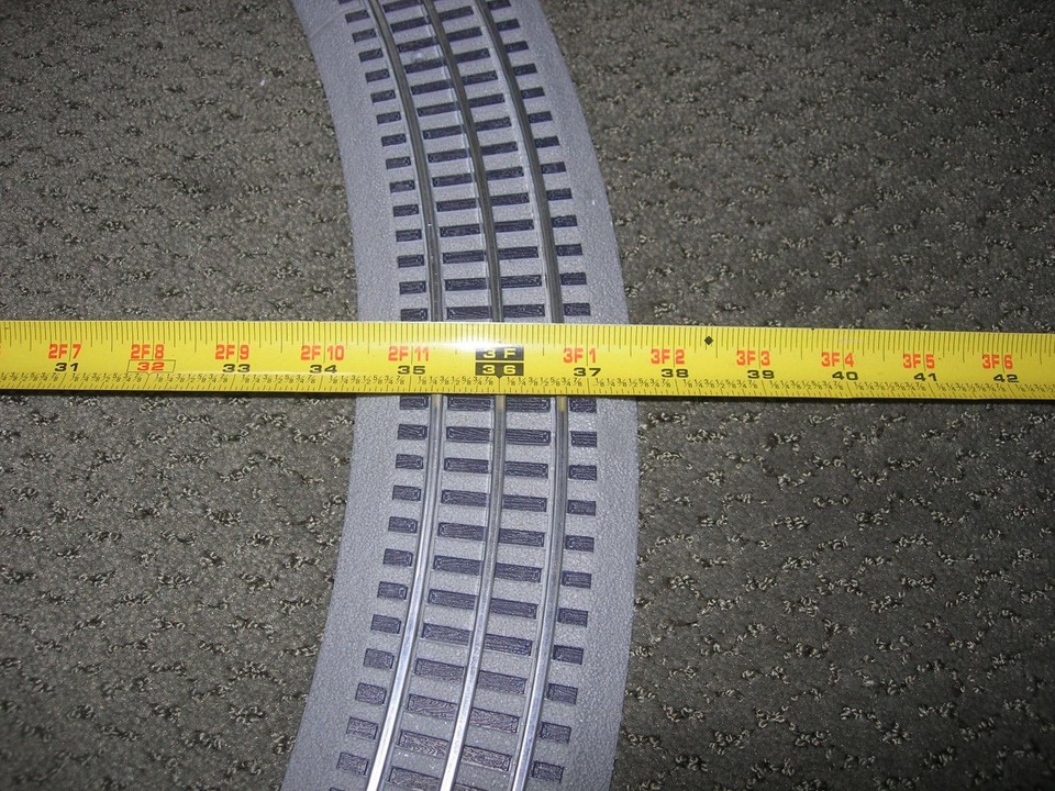 LIONEL 6-12015 O36 CURVED FASTRACK FAST TRACK 8 CIRCLE O GAUGE TRAIN ...