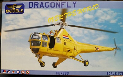 LF Models 1/72, W/S Dragonfly ," Over the World "Helicopter Kit, PE7263 ...