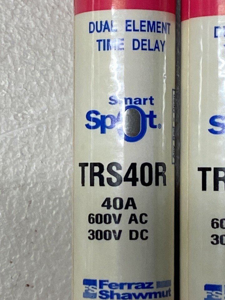 Tritonic smart spot TRS40R Time Delay Fuses 600V (QTY. 3) | eBay