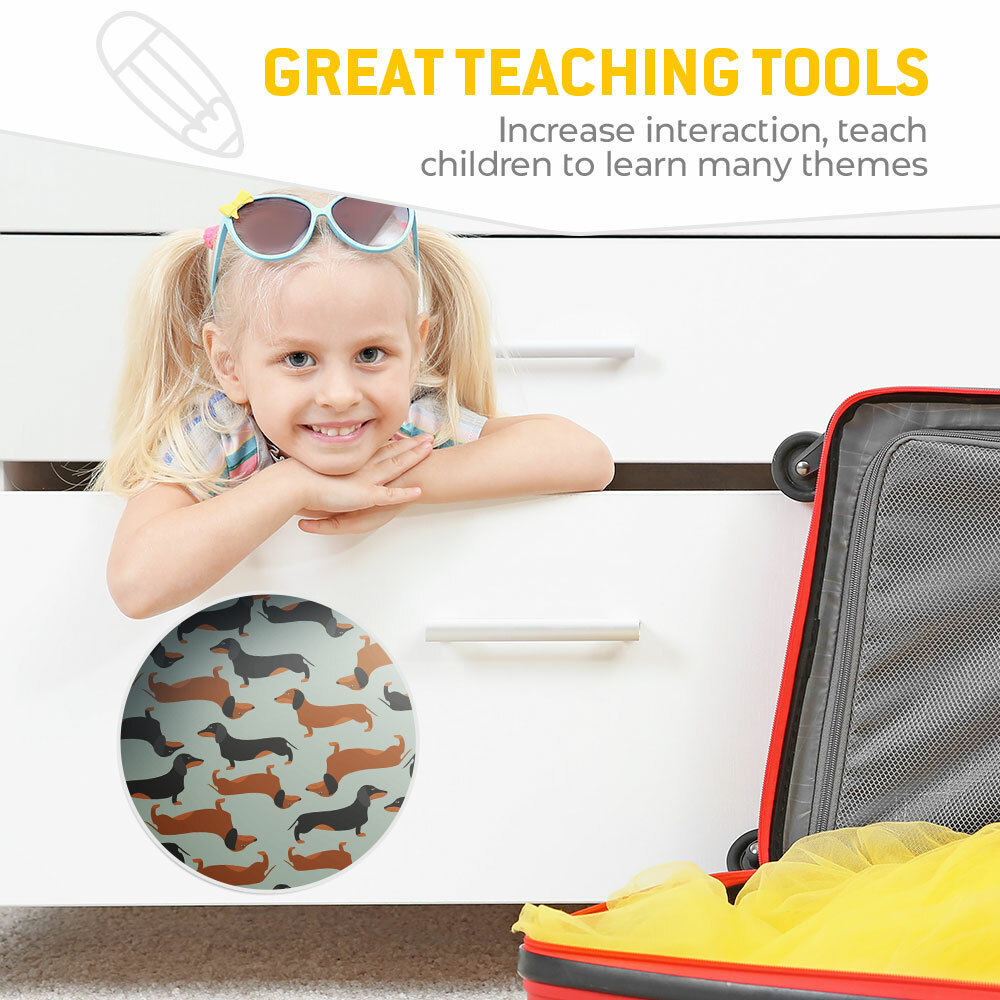 2 x Vinyl Stickers 20cm - Dachshund Sausage Dog Print Cool Gift #14369 ...