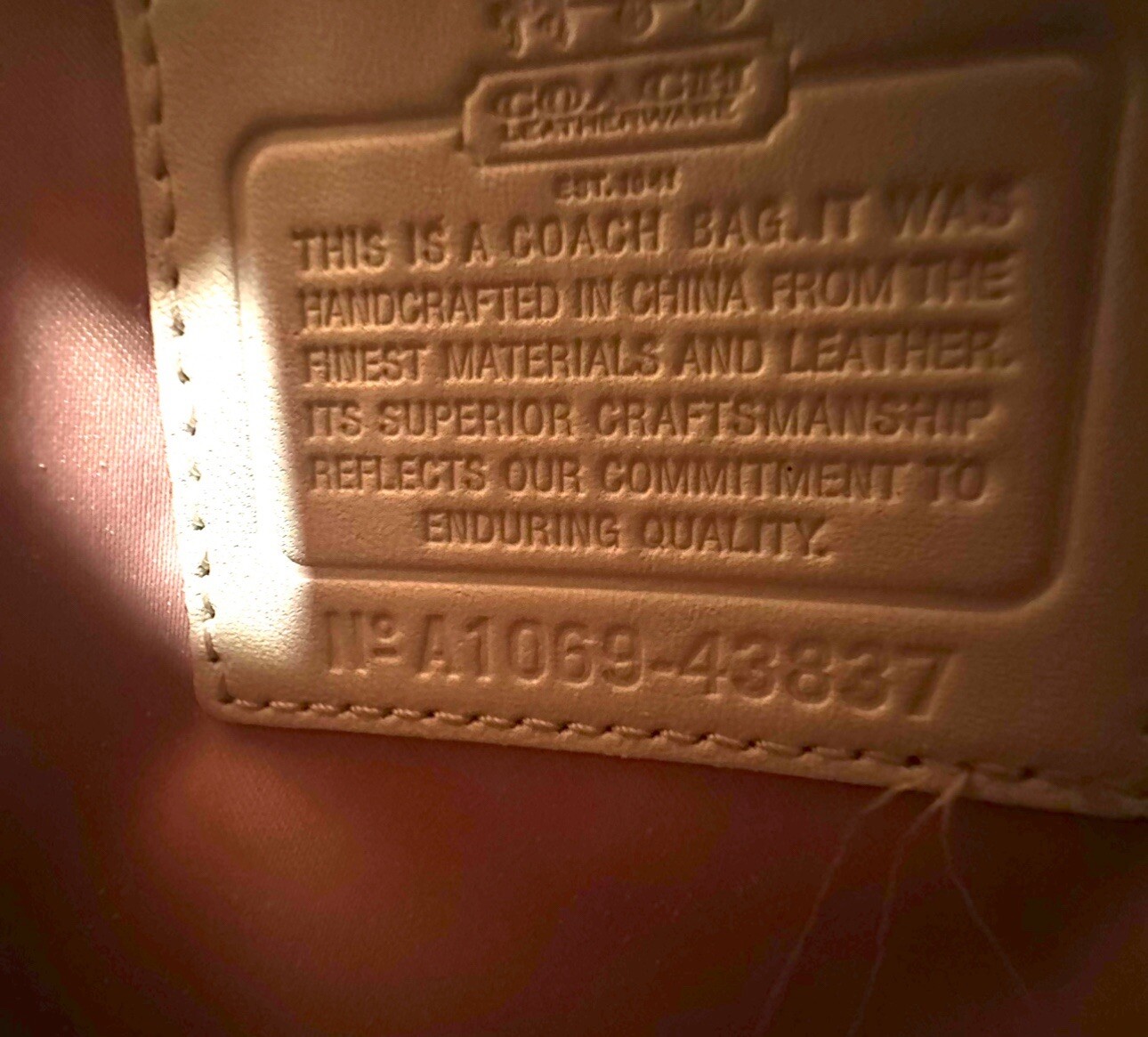 Coach Madison Op Art Crossbody - 43837 - EUC - Gem