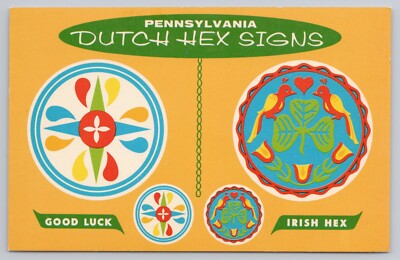 Yesteryears Good Luck Good Fortune Charms Pennsylvania Dutch Hex Signs ...