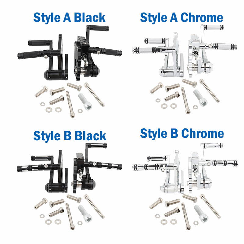 CNC Billet Forward Controls For Softail FLSTC FXSTD FLSTF FLSTN 00-17 ...