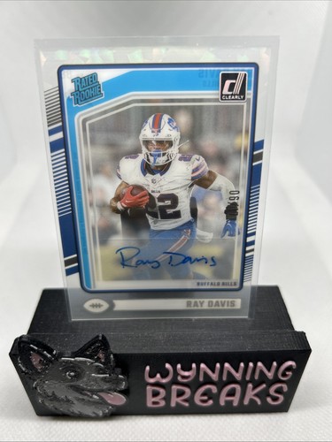 2024 Clearly Donruss Ray Davis Autograph Rated Rookie Ice /17 | eBay